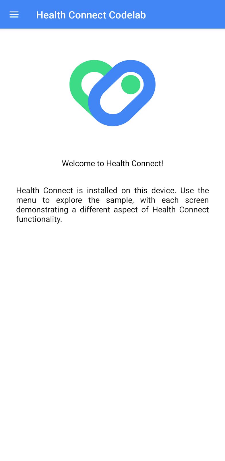 您的首个集成 Health Connect 的应用 | Android 开发者