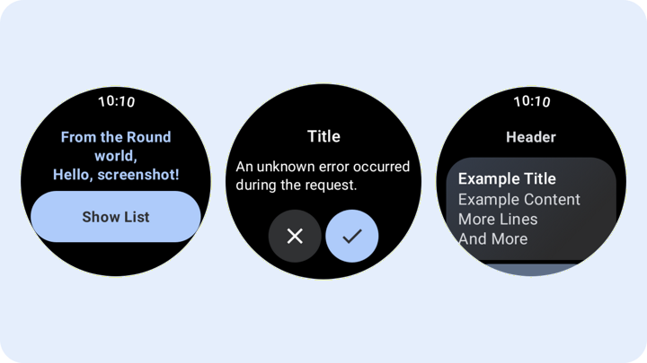 示例 | Wear OS | UI 设计 | Android 开发者